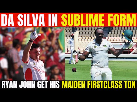 Da Silva is in SUBLIME form | Ryan John hits his maiden firstclass century | #cricket
