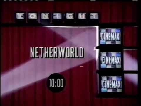 Tonight on Cinemax promo 1992