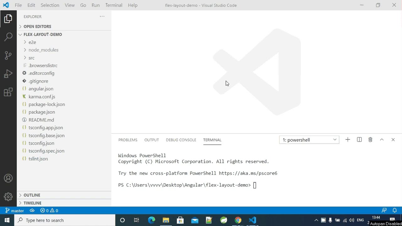 installing flex layout | installing flex layout to angular application
