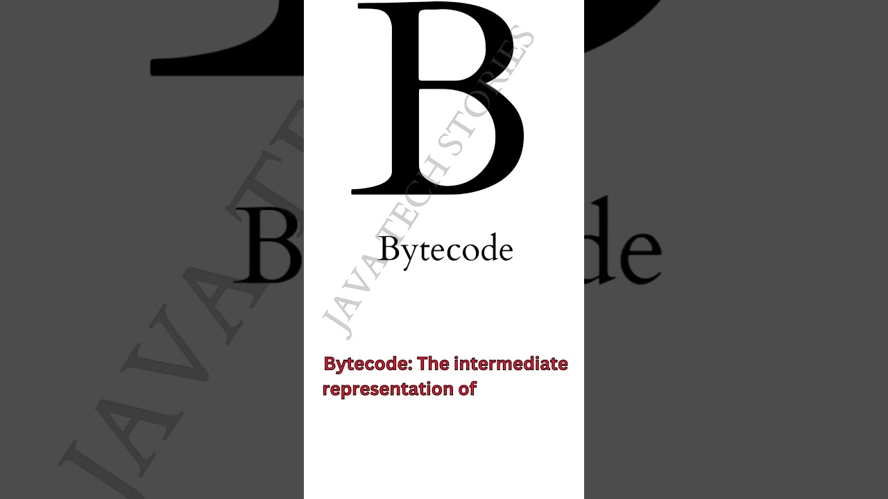 Bytecode in Java