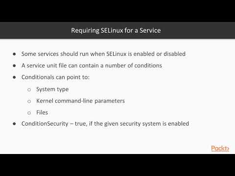 Learn Advanced SELinux System Administration Service Support in systemd | packtpub com - Mind Luster