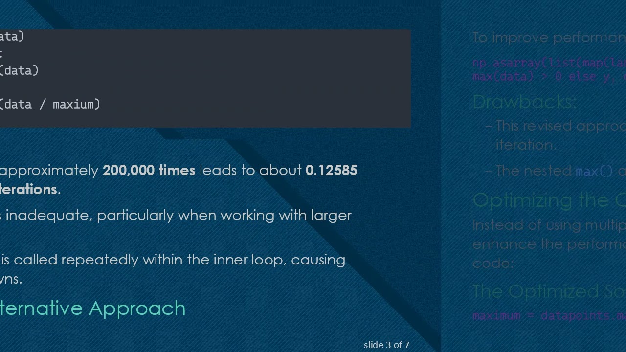 Optimizing Your Python Code: Boosting the Performance of Nested For-Loops