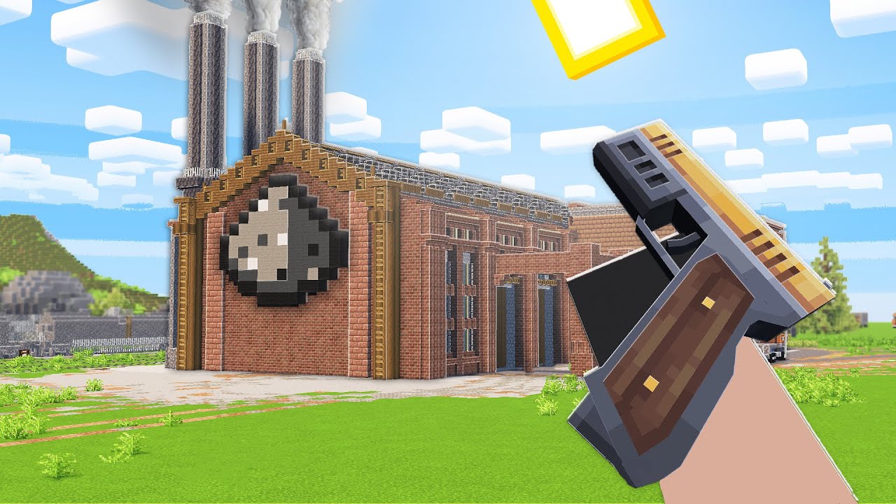 I built a working GUN factory [Create mod]
