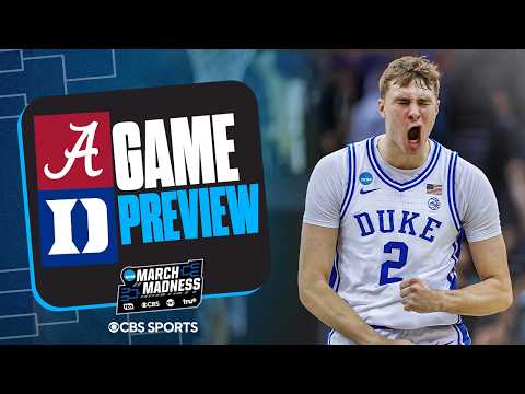 Elite Eight Game Preview: No. 2 Alabama vs No. 1 Duke | 2025 March Madness