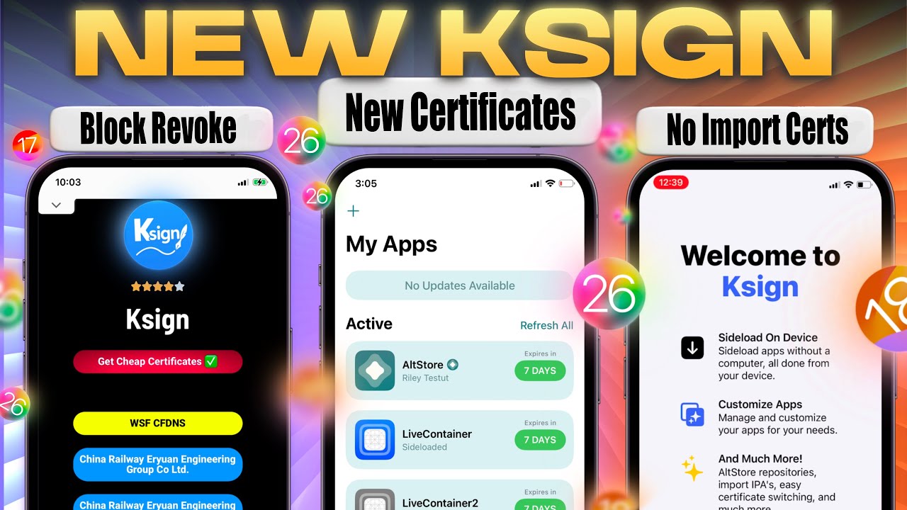 NEW Method Ksign iOS | Block Revokes & Install IPA on iPhone/iPad (No PC)