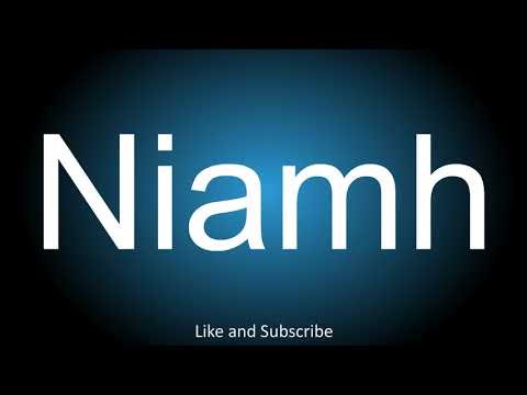 How to correctly pronounce in Irish - Niamh.