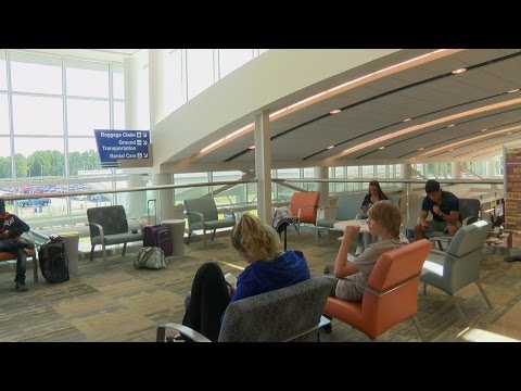Albert J. Ellis Airport celebrates one-year anniversary of new terminal