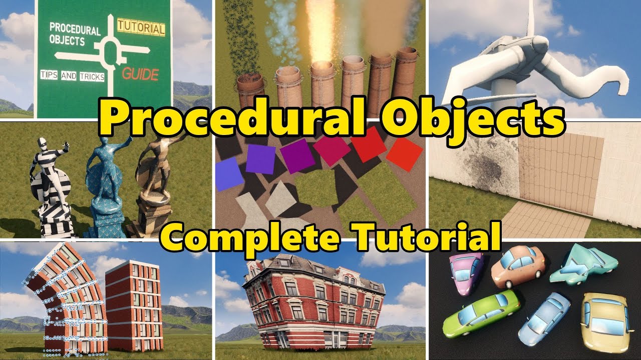 Complete Guide to Procedural Objects Mod in Cities: Skylines (Timestamps in Description)