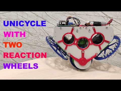 Unicycle with two reaction wheels by remrc - Thingiverse