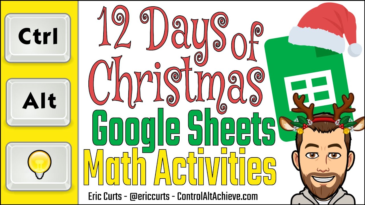 12 Days of Christmas - Guided Math Activity in Google Sheets