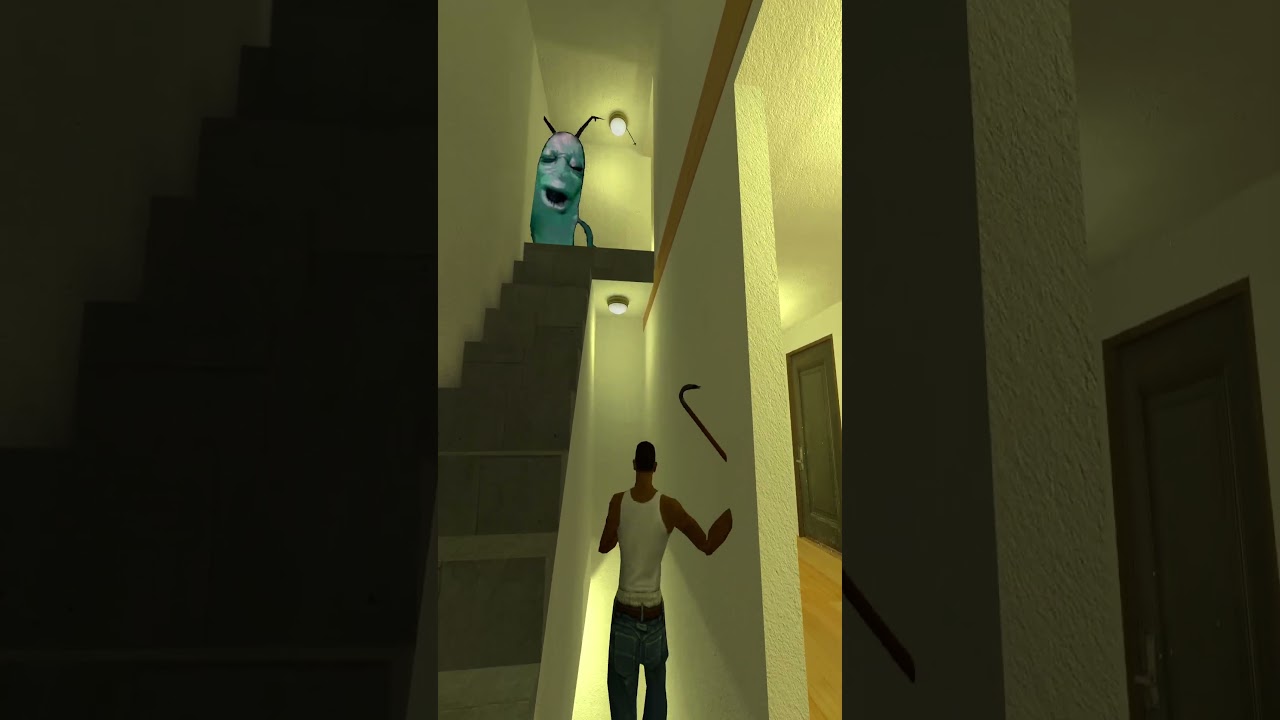 Plankton Aughh Vs Me: Liminal Hotel Nextbot Gmod #gaming