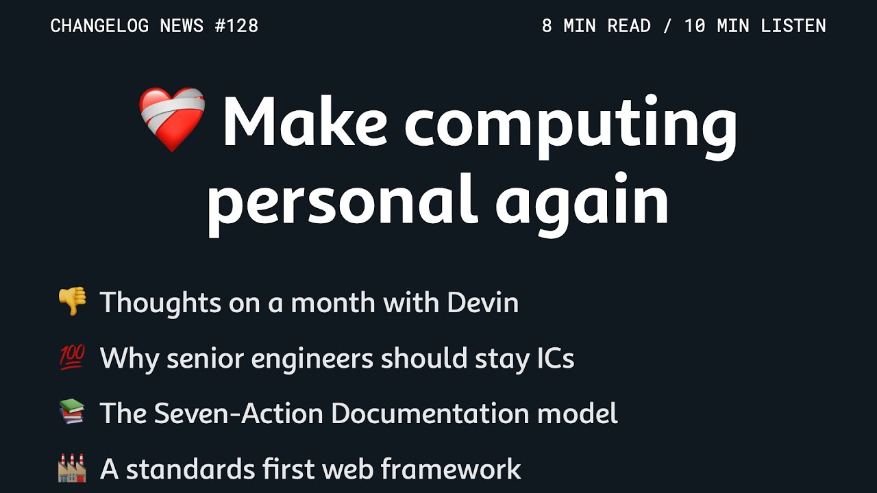 Make computing personal again