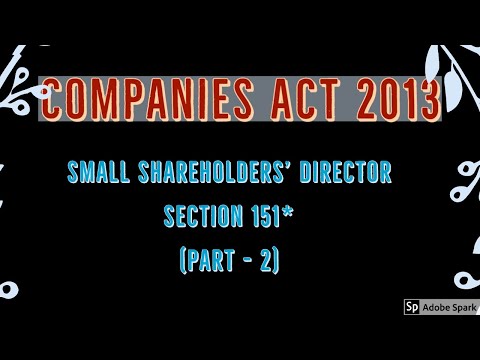 Company Law - (Part - 2) Small Shareholders' Director - SSD - (Complete Course- in small parts)