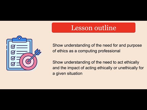 Lesson 28 Ethics and Copyright