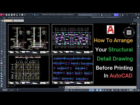 How To Arrange Your Structural Detail Drawing After Prota Structure Design.