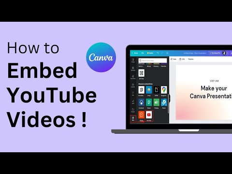 How To Insert / Embed YouTube Video In Canva !