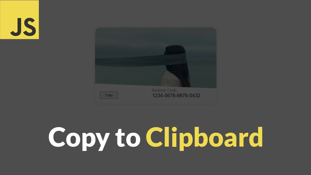 Copy To Clipboard | JavaScript Bangla Project