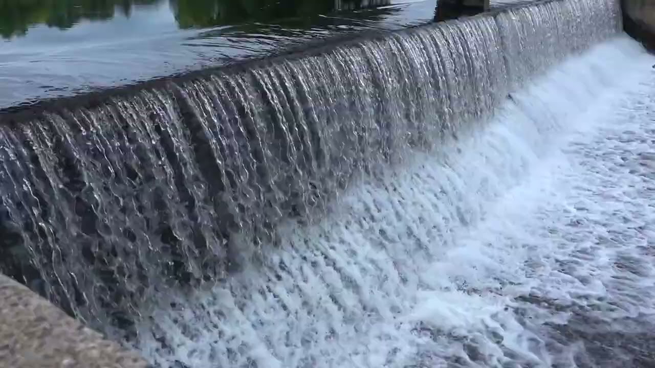Atmosfar Project - Dam Waterfall 10 hour overnight bedtime ASMR white noise