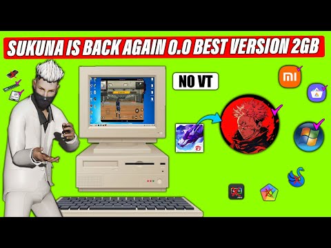 New Smart GaGa Lite Version Best For Free Fire OB47 Low End Pc (2025) Dual Core Pc Mai 60FPS | NO VT
