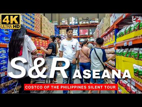 [4K] DISCOVER S&R ASEANA | Silent Tour of the Costco-Style Membership Shopping in the PH