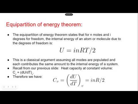 Chem 329: Speed of sound in gases.