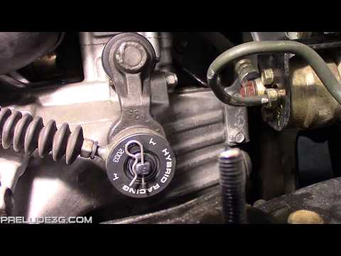 Hybrid Racing Shifter Cable Bushings Install