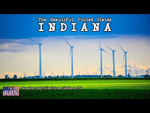 USA Indiana State Symbols/Beautiful Places/Song ON THE BANKS OF THE WABASH, FAR AWAY w/lyrics