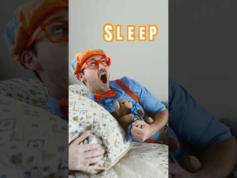 S-L-E-E-P π΄! Can Blippi learn to spell without falling asleep?! #blippi #shorts