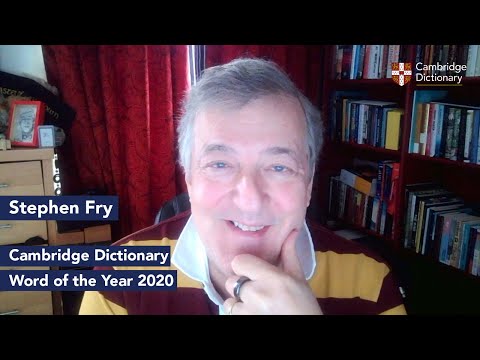 Stephen Fry on the Cambridge Dictionary Word of the Year 2020