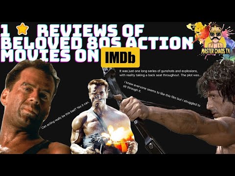 Jaw-dropping 1 STAR REVIEWS on IMDB for CLASSIC 80s ACTION MOVIES [May Anger Some Cinephiles...]