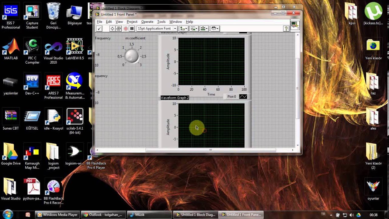 Basic AM Modulation with Labview