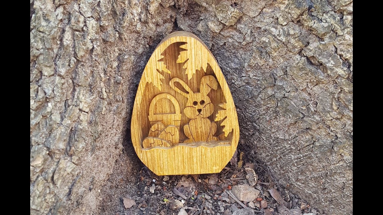 Easter Egg Shadow Box, Scroll Saw Project
