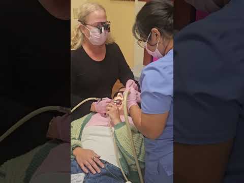 Porcelain Crown and Laser Crown Lengthening Procedure