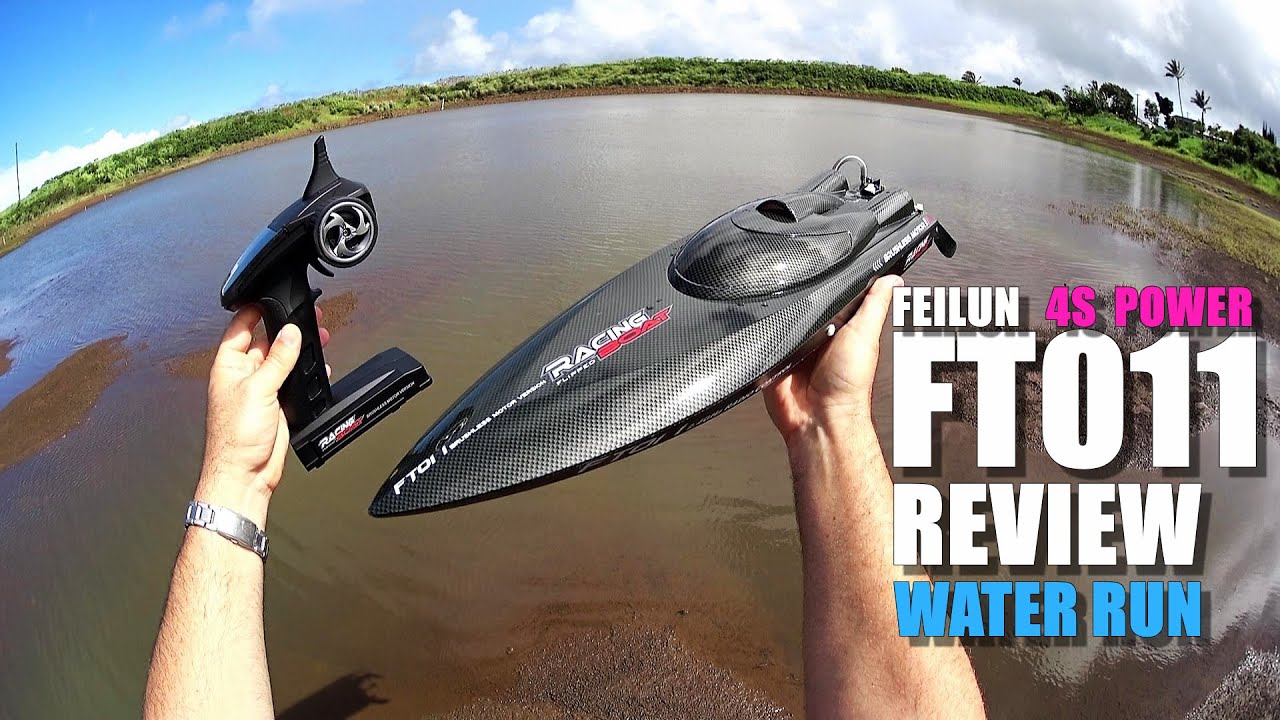 FEILUN FT011 High Speed Brushless Racing Boat Review - Part 2 - [Water Run, Pros & Cons]