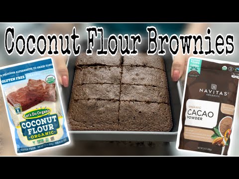 COCONUT FLOUR BROWNIES RECIPE