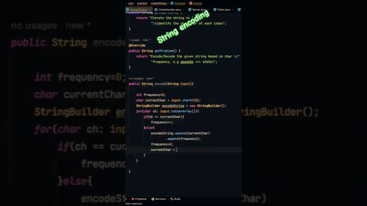 String encoding using Java #coding #java #programming #strings #programming #software #code