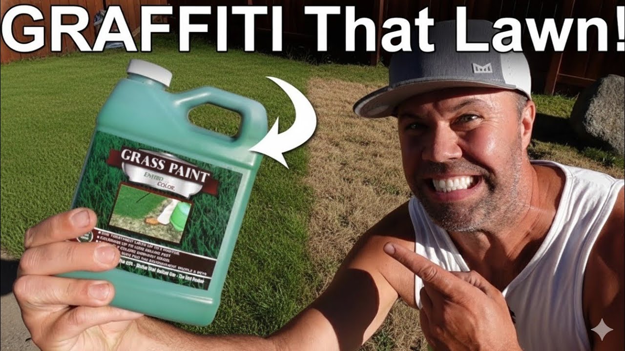 Does Lawn Paint Work? (Instant Green Grass Before & After)