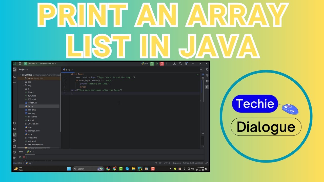 How to Print an Array List in Java - Quick Tutorial (2025)