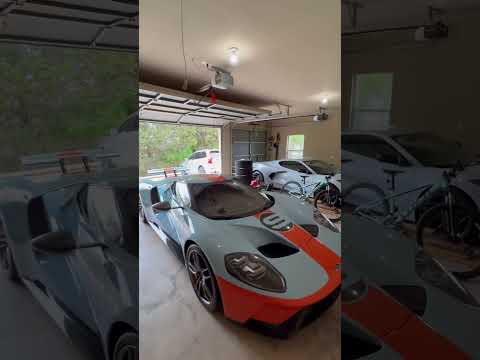Classified Materials next to my C8 Corvette in my locked garage