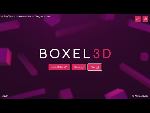 Boxel 3D chrome extention level 1-5