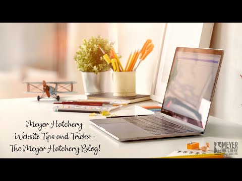 Meyer Hatchery Website Tips and Tricks - The Meyer Hatchery Blog!