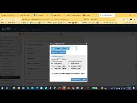 Creating Hosting Account in WHM & CPanel
