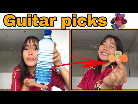 How to make Guitar Picks in an easy ways/ DIY guitar picks