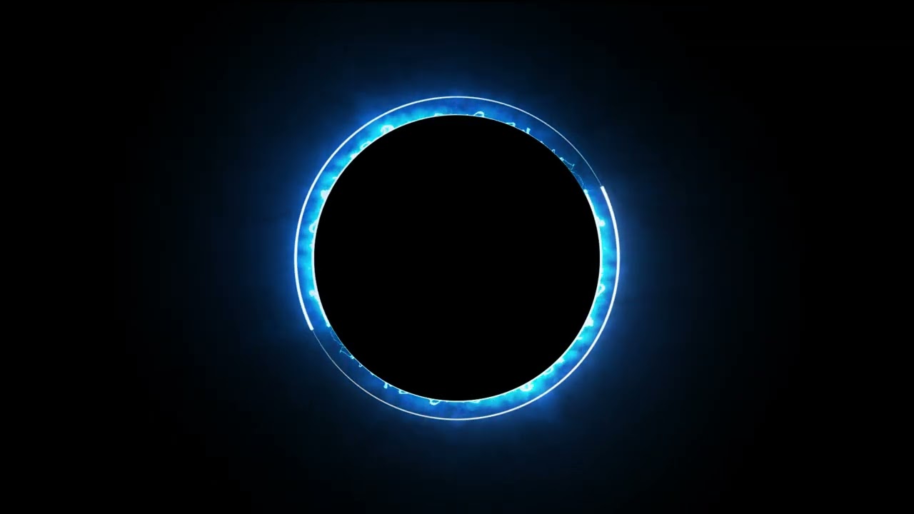 Neon Circle Loading Animation | Futuristic Tech Loop