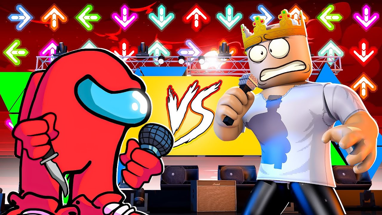 AMONG US Meets FRIDAY NIGHT FUNKIN In Roblox (FNF)