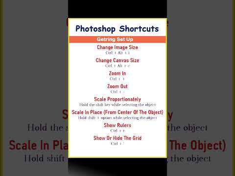 photoshop Shortcut Keys