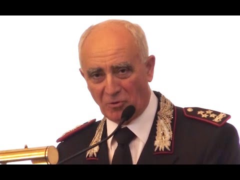 Napoli - Arma dei Carabinieri, il comandante Del Sette ricorda il generale Niglio (06.10.17)