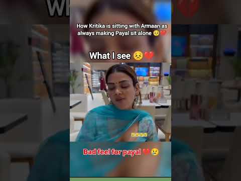 Arman Malik Hmesha Rahta Hu Kritika Ke Sath, Payal Malik Ke Sath Bhedbhav 😡