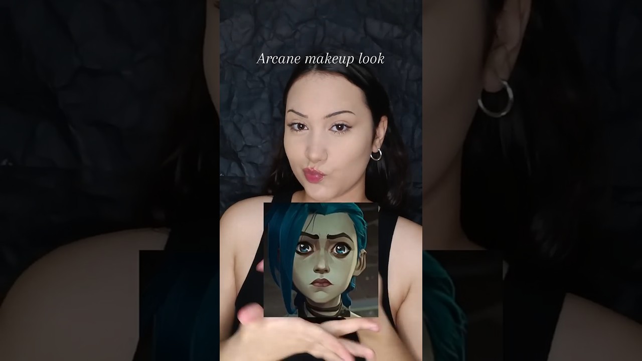 Arcane makeup tutorial #arcane #leagueoflegends #makeuptutorial #jinx #arcaneseason2 #cosplayer