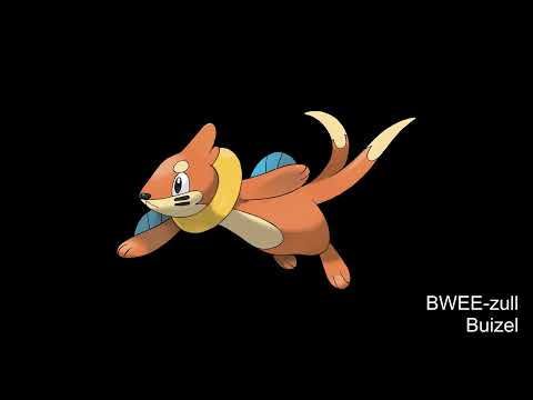 How to Pronounce Buizel (American English) Generation 4